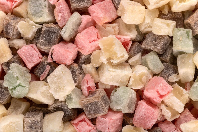 Turkish Delight Texture and Background Stock Image - Image of food ...