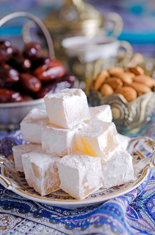 Turkish delight stock image. Image of glass, candy, eastern - 42681867