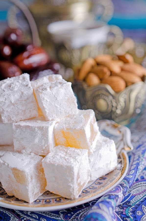 Turkish Delight Confection stock photo. Image of bowl - 25680414
