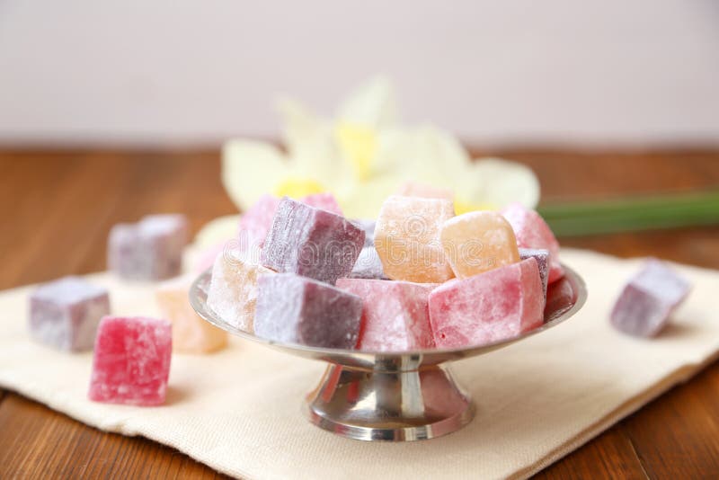 Turkish delight stock photo. Image of east, eastern, snack - 39786694