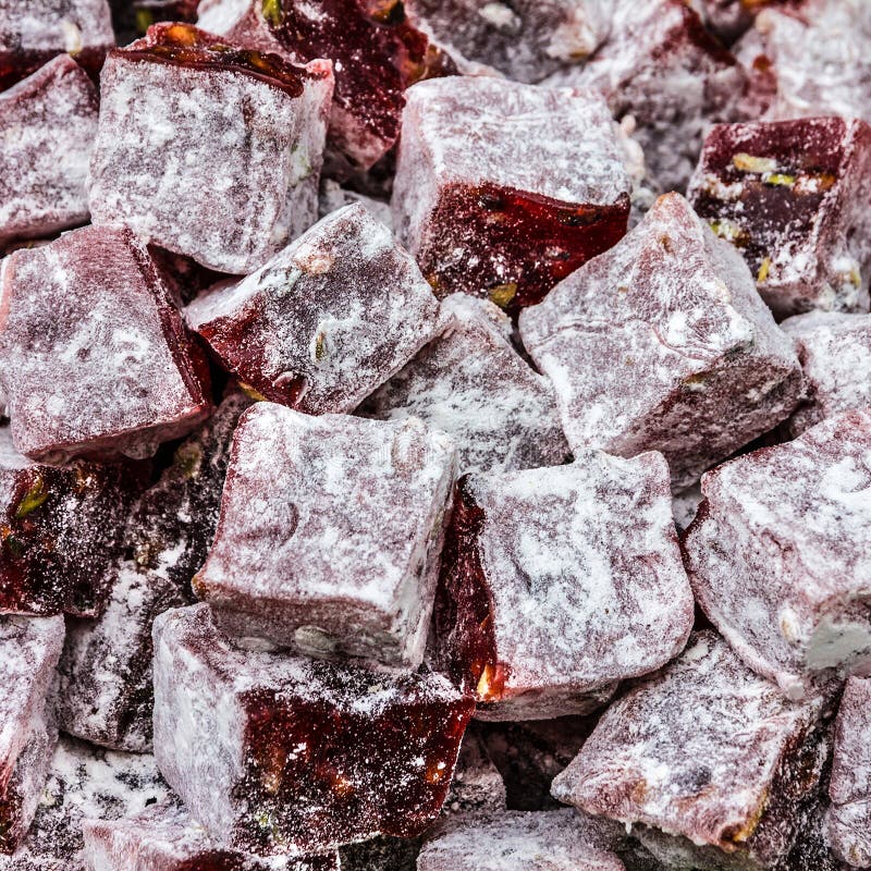 Turkish Traditional Delights Rahat Lokum Stock Image - Image of ...