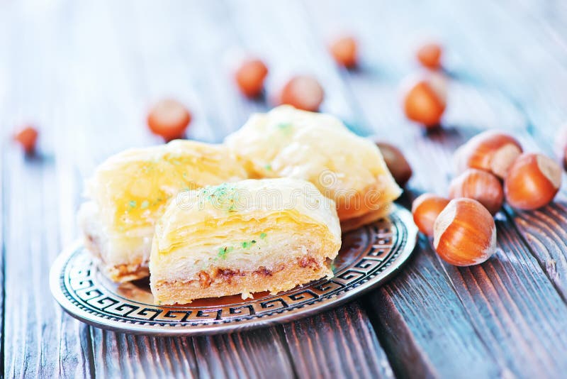 Turkish desert stock image. Image of dough, cuisine, gourmet - 56597543