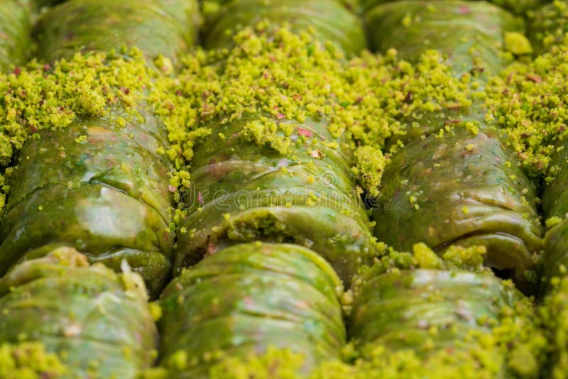 Turkish Dessert Peanut Roll Stock Image - Image of honey, baklava ...