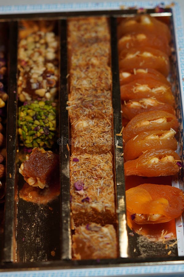 Turkish Different Delights in a Box Stock Photo - Image of turkish ...