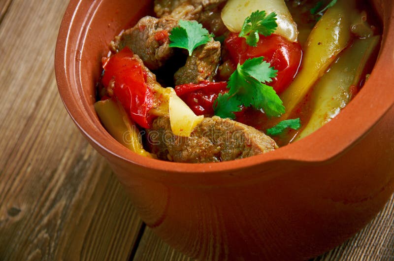 Turkish dish of lamb stock photo. Image of parsley, chili - 60389222
