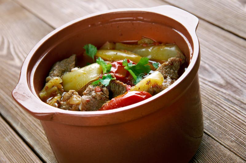 Turkish dish of lamb stock image. Image of homemade, meal - 60466179