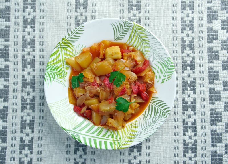 Turkish dish of vegetables stock image. Image of olive - 57184711