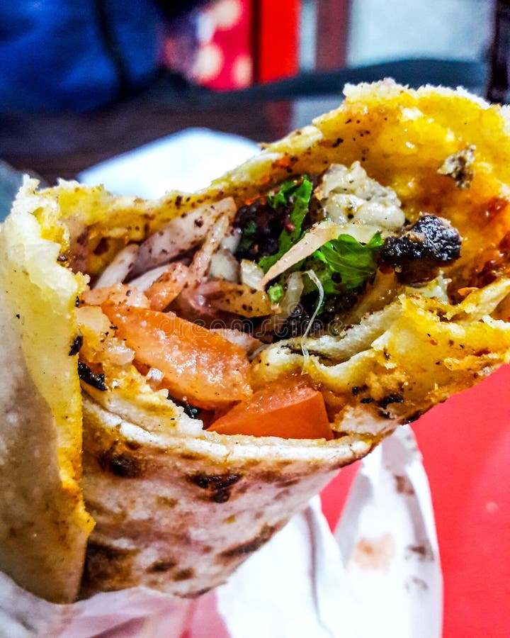 Turkish durum kebab stock photo. Image of food, grill - 19681298