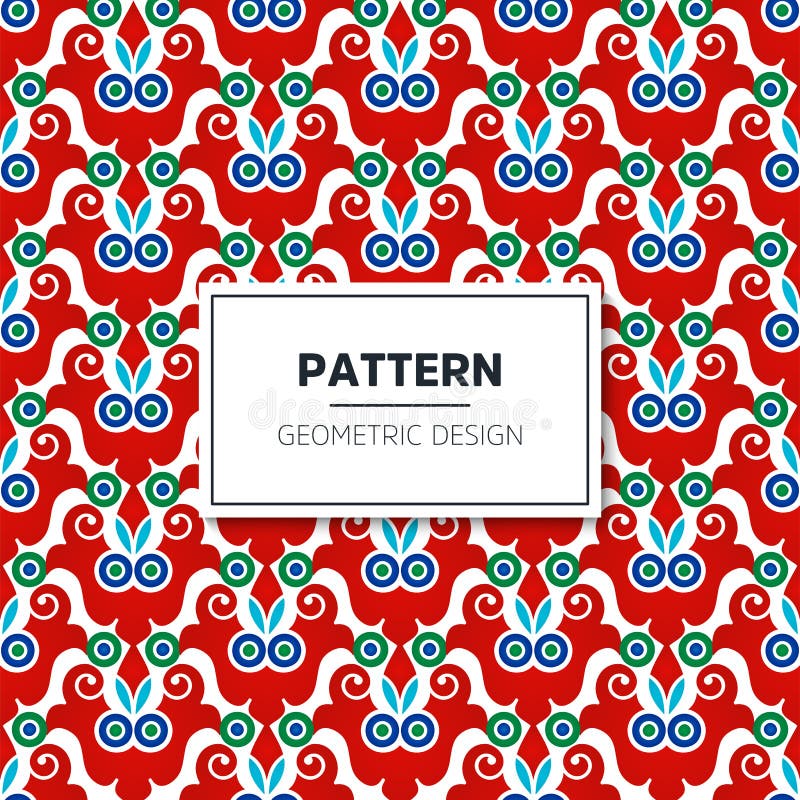 Turkish seamless pattern stock vector. Illustration of decor - 115245098
