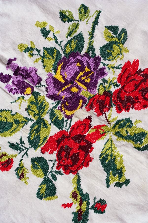 Turkish embroidery stock image. Image of flowers, color - 14123827