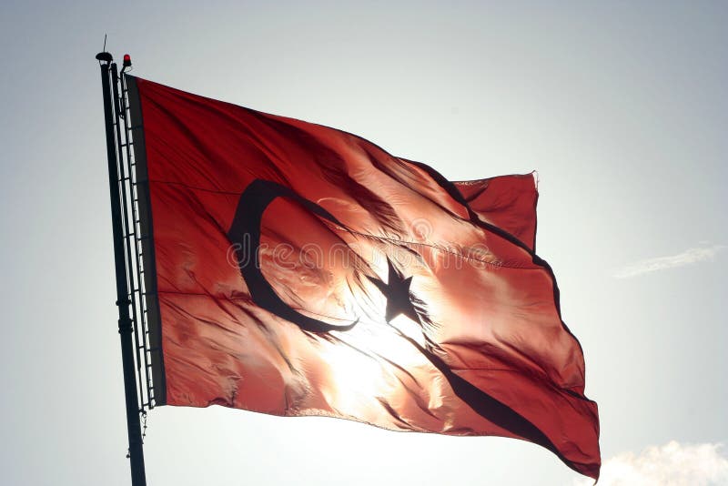Turkish flag stock photo. Image of turkey, turkish, star - 14937896
