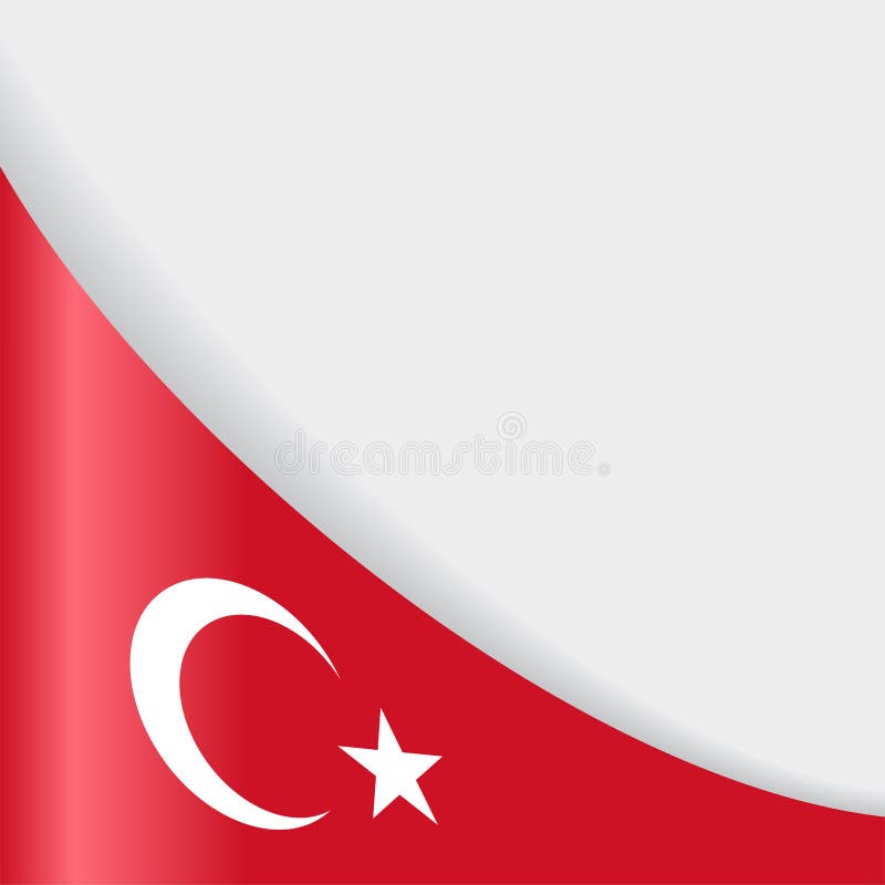 Turkish Flag Background. Vector Illustration. Stock Vector ...