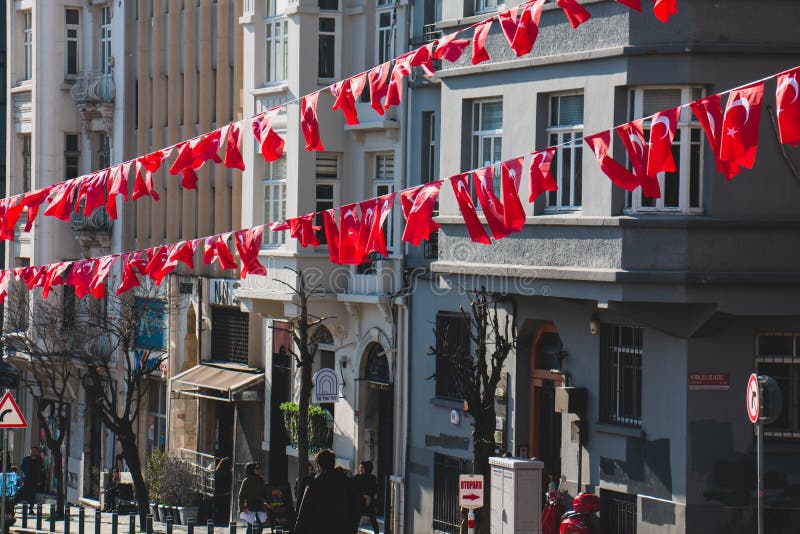 Turkish flag editorial stock photo. Image of turkey - 189609908