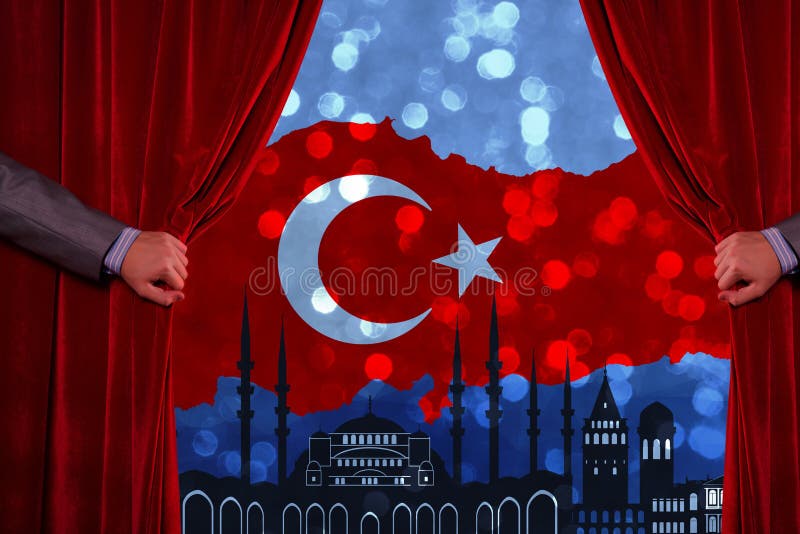 Turkish Flag, Turkey, Flag Design Stock Image - Image of audience ...