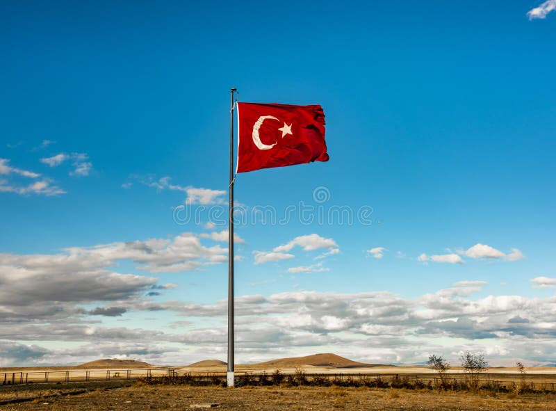 Turkish Flag stock image. Image of bayragi, istanbul - 262025985