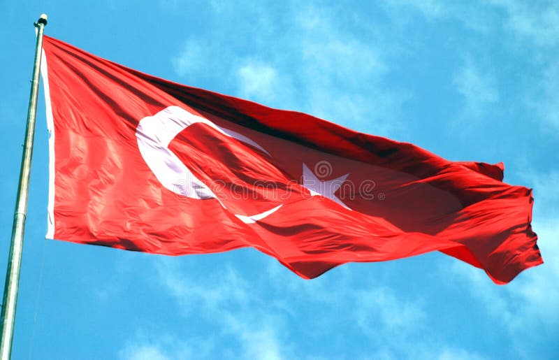 Turkish Flag stock image. Image of ordu, middle, asia - 69394883