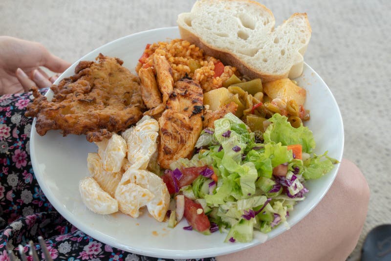 Turkish Food on a Plate stock photo. Image of plate - 168102800