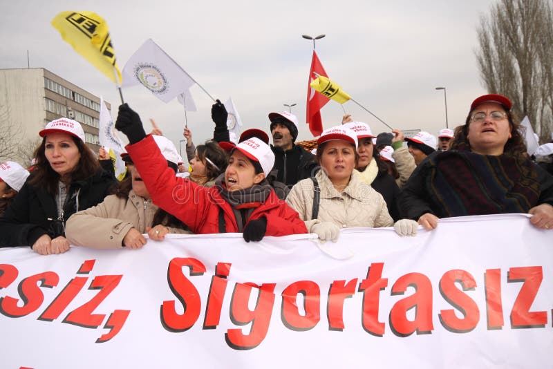 Turkish General Strike editorial image. Image of road - 23629495