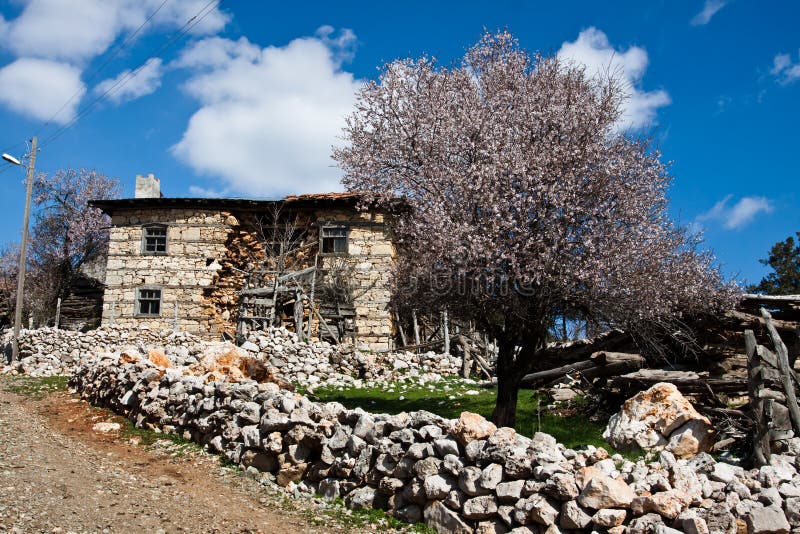 Turkish house. stock image. Image of mount, nature, transportation ...