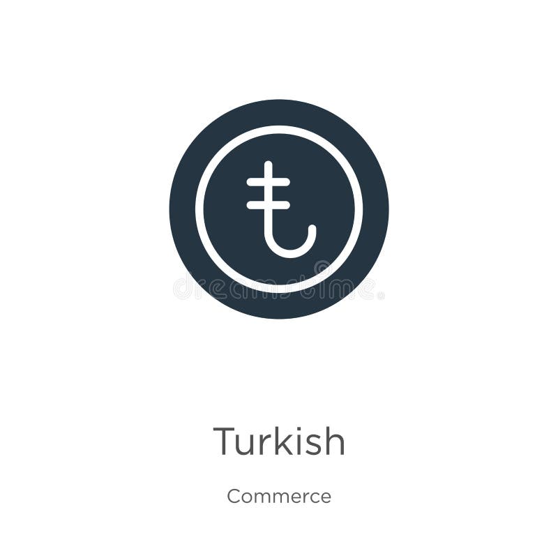 Turkish Icon Vector. Trendy Flat Turkish Icon from Commerce Collection ...