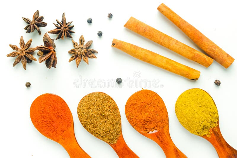 Turkish and Indian Spices for Home Cooking Stock Image - Image of ...