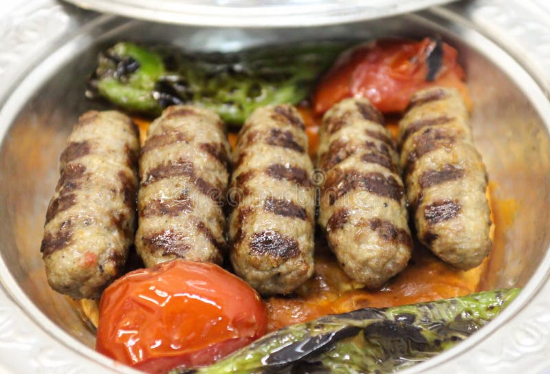Turkish inegol kofte stock image. Image of healthy, prepared - 54643787