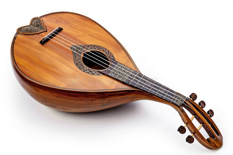 Turkish Instrument on White Background Stock Image - Image of decor ...