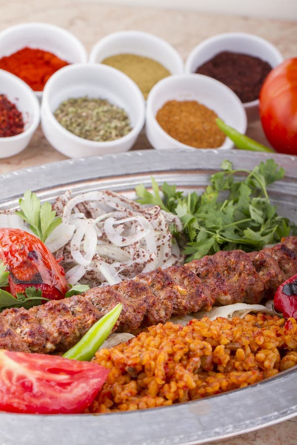 Turkish Kebab stock photo. Image of adana, beyti, kebab - 45192306