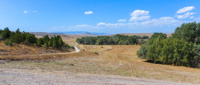 Turkish landscape stock photo. Image of farmland, countryish - 58816130