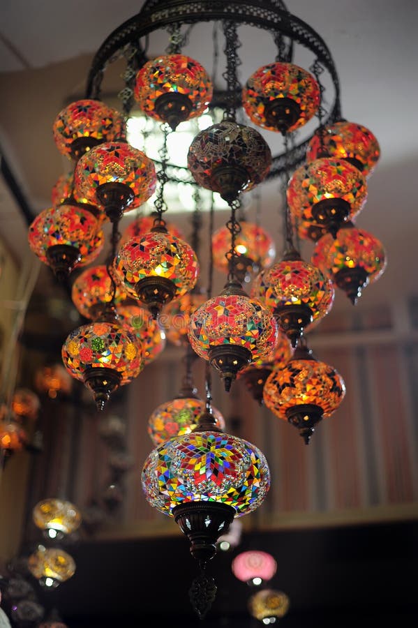 Turkish lanterns stock image. Image of chains, craftsmanship - 42669211