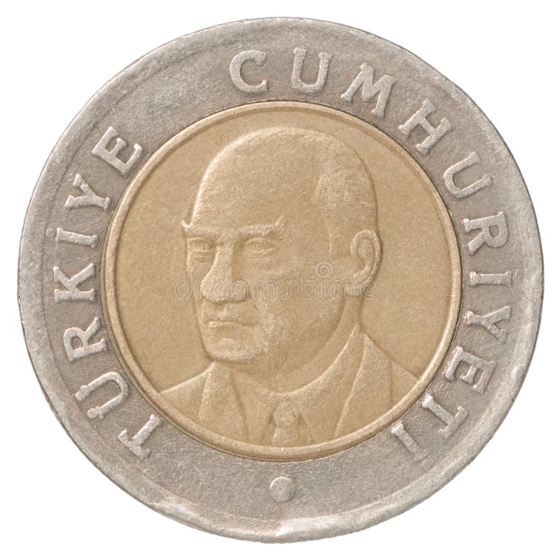 Turkish Lira coin stock image. Image of background, coin - 49652065