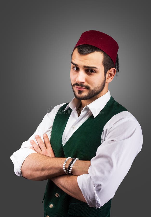 Turkish man`s portrait stock image. Image of camera, ethnic - 94357109