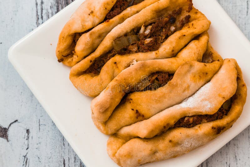 Turkish Meat Pastry stock photo. Image of delicatessen - 48376886