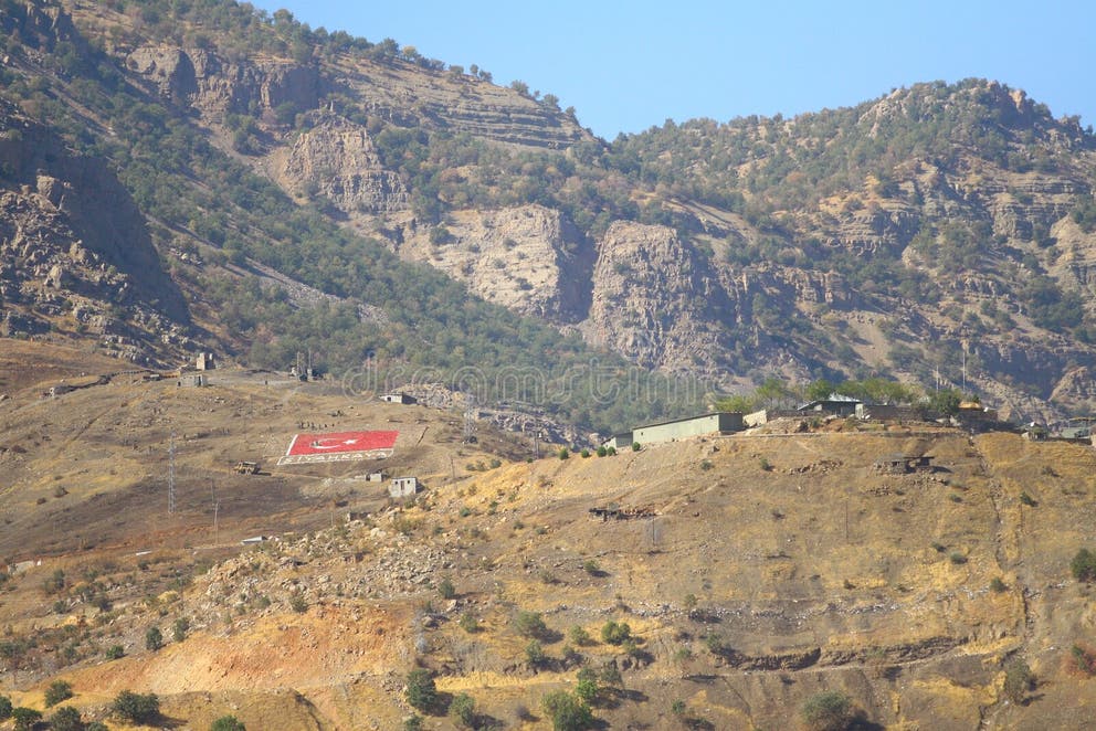 Turkish Military Outpost editorial stock photo. Image of kurdistan ...