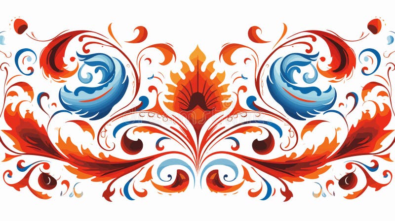 Turkish Modern Motif Design Cartoon Vector Illustration Stock Vector ...