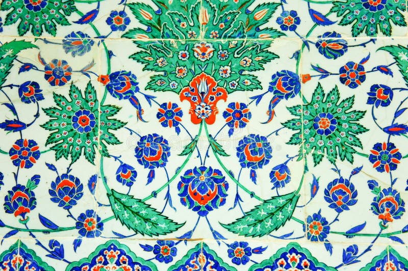 Turkish Mosaic at the Topkapi Palace Stock Photo - Image of arabic ...