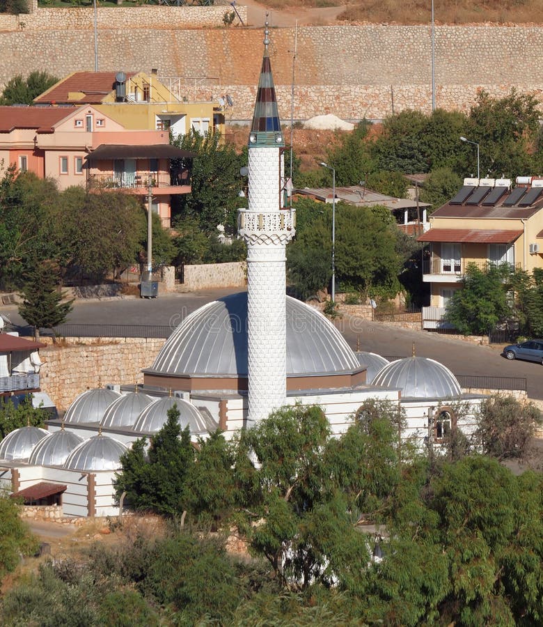Turkish mosque stock photo. Image of mosque, white, exterior - 25658564