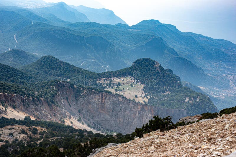 Turkish Mountains Near Oludeniz Fethiye Stock Image - Image of antalya ...
