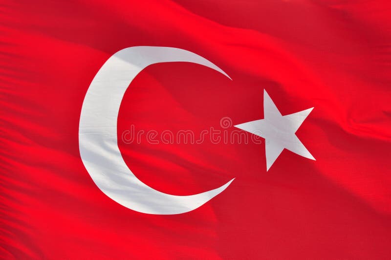 Turkish National Flag Waving Stock Photo - Image of ankara, culture ...