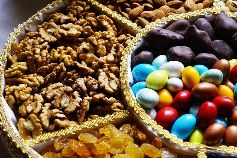 Turkish Oriental Nuts, and Sweets Stock Photo - Image of dessert ...