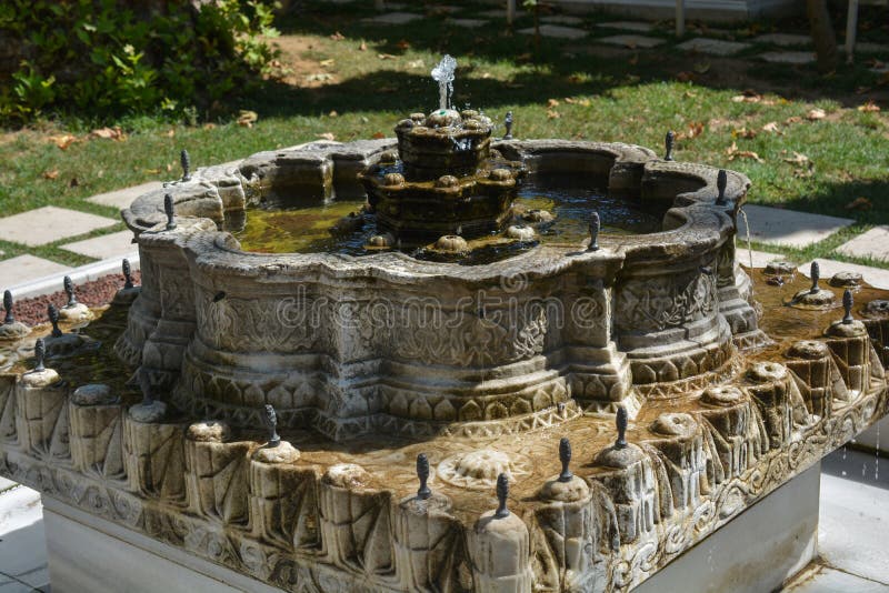 Turkish Ottoman Style Antique Drinking Water Fountain Stock Photo ...