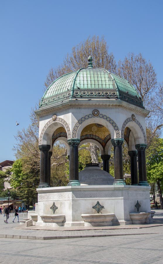 Turkish Ottoman Time Drinking Water Fountain Stock Image - Image of ...