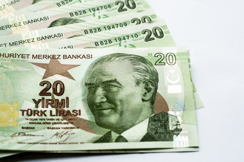 Turkish paper banknotes stock photo. Image of ataturk - 115533222