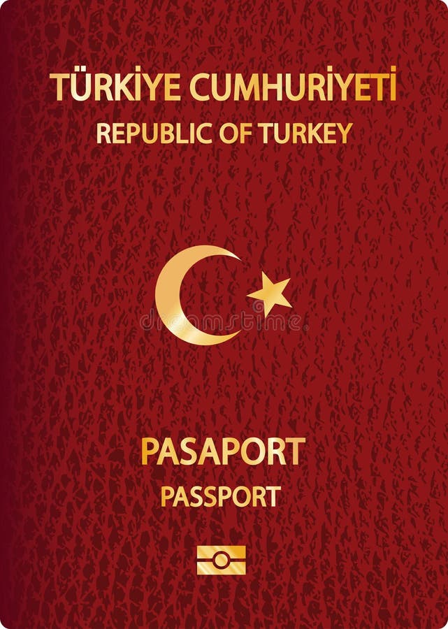 Turkish Passport Template Stock Illustrations – 13 Turkish Passport ...