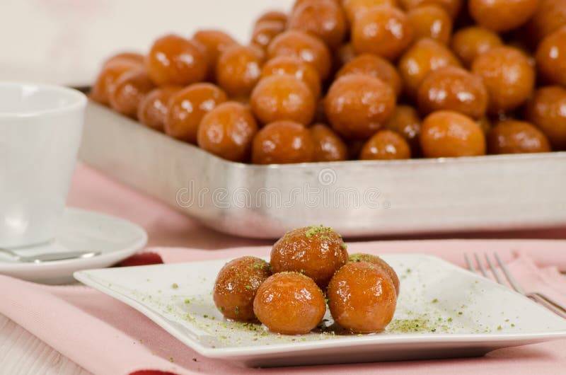 Turkish Pastry from Turkish Cuisine Stock Photo - Image of butcher ...