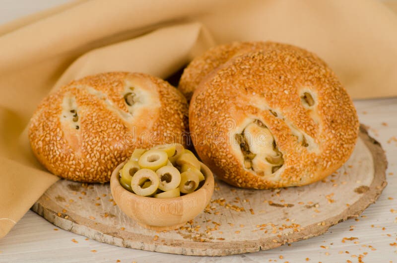 Turkish Pastry from Turkish Cuisine Stock Image - Image of cake, board ...