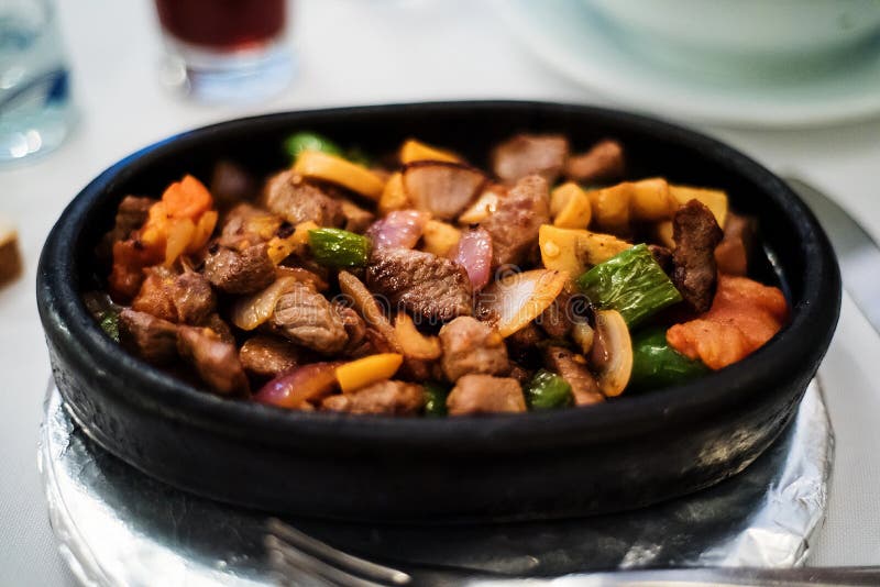 Turkish peasant stew stock image. Image of oven, traditional - 65063139