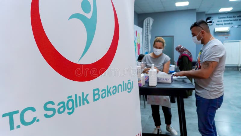 Turkish People Receive Covid-19 Vaccine, Izmir, Turkey Editorial Image ...