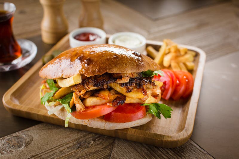 Turkish Bun, Tombik for Making a Traditional Duner Tombik Doner ...