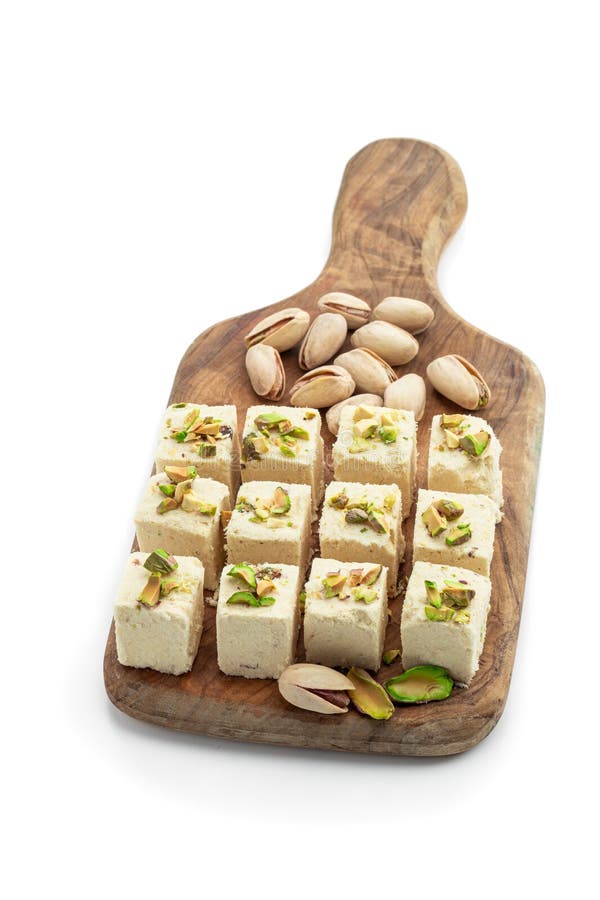 Turkish Pismaniye Dessert Cotton Candy Isolated on White Stock Photo ...